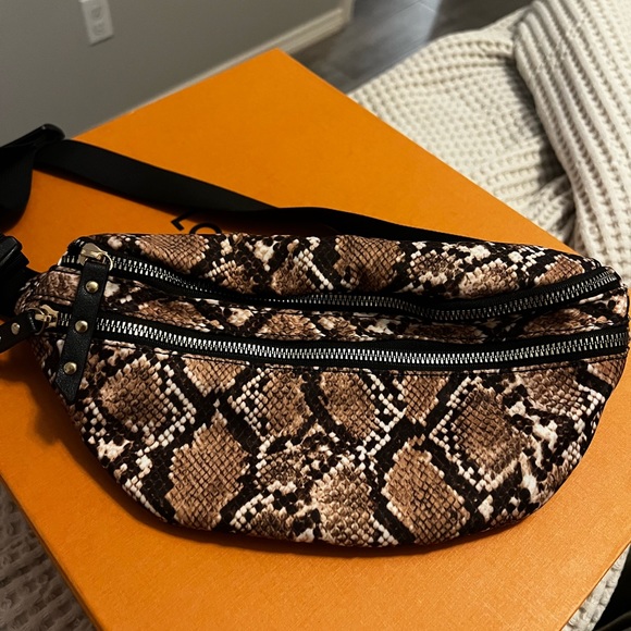 Bags | Snake Bumbag | Poshmark